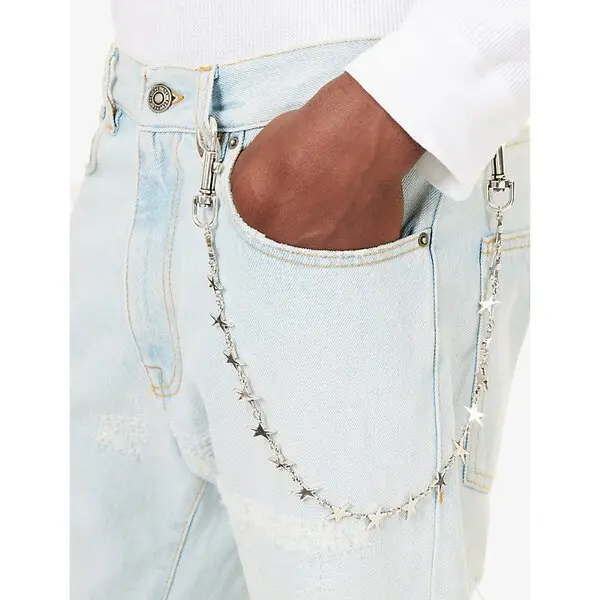 TWOJEYS Sterling-plated Brass Star Chain