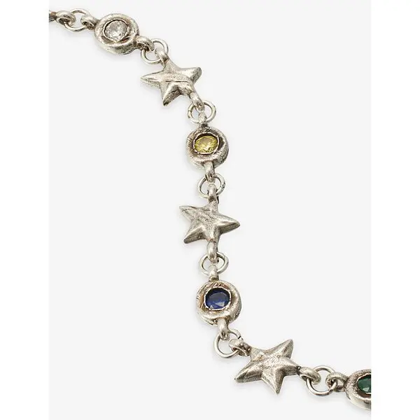 TWOJEYS Plated Brass Star And Stone Bracelet