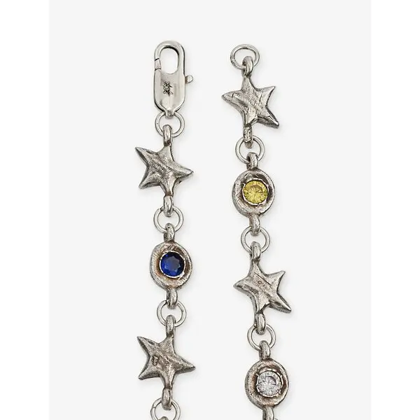 TWOJEYS Plated Brass Star And Stone Bracelet