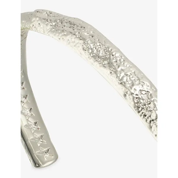 TWOJEYS Plated Brass Bangle With Organic Texture