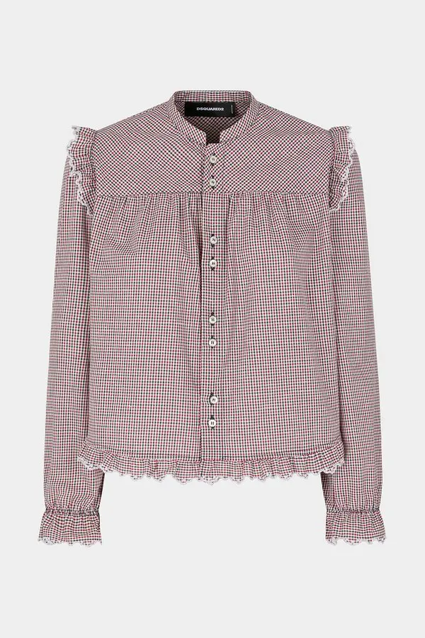 Dsquared2 Embellished Checked Shirt