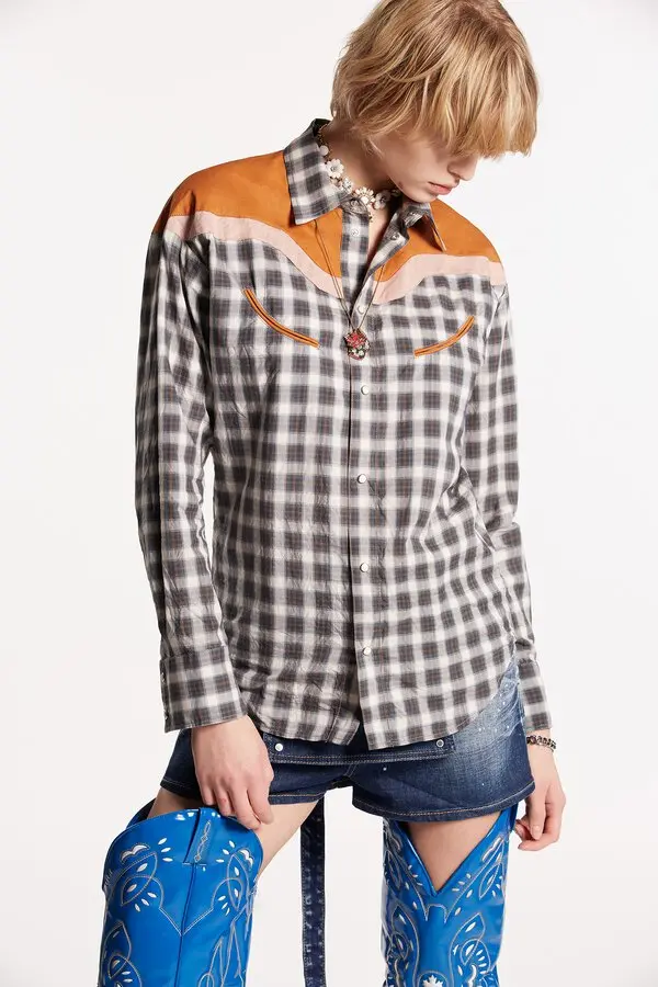 Dsquared2 Western Plaid Shirt