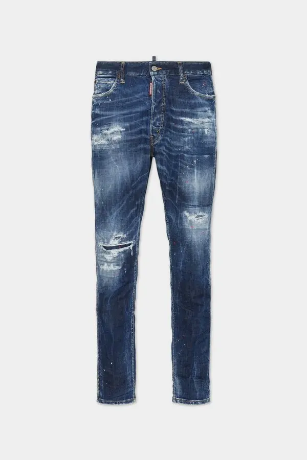 Dsquared2 Medium Ripped Wash Cool Guy Mini Front Jeans