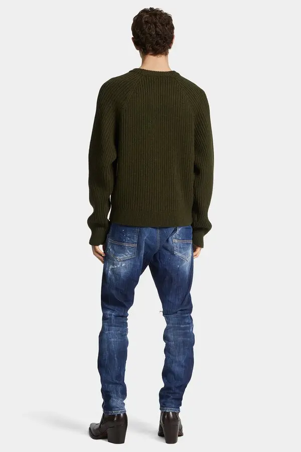 Dsquared2 Medium Ripped Wash Cool Guy Mini Front Jeans