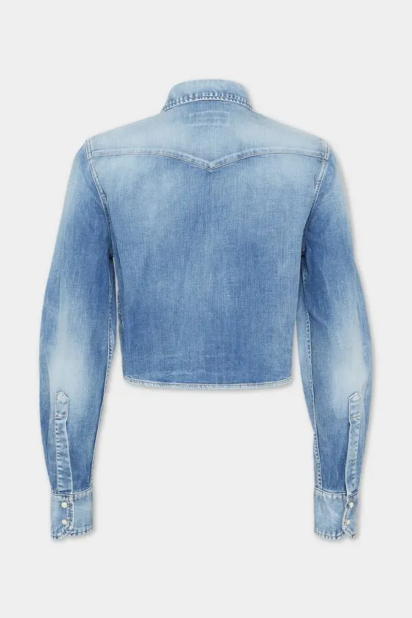 Dsquared2 Medium Wash Western Shirt