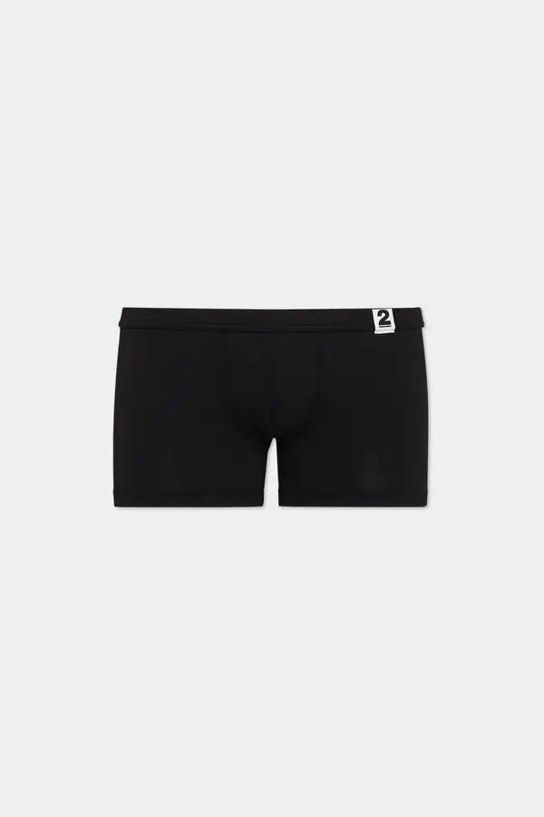 Dsquared2 Logo Label Boxer Briefs - Black