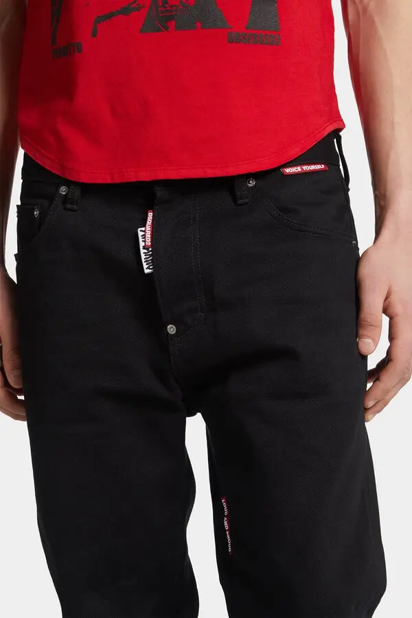 Dsquared2 X Magliano Dyed Protesta 642 Jeans - Black