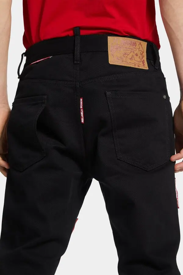 Dsquared2 X Magliano Dyed Protesta 642 Jeans - Black