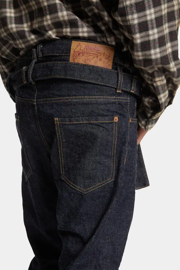 Dsquared2 X Luca Magliano Japanese Rinse Denim Butch Jeans