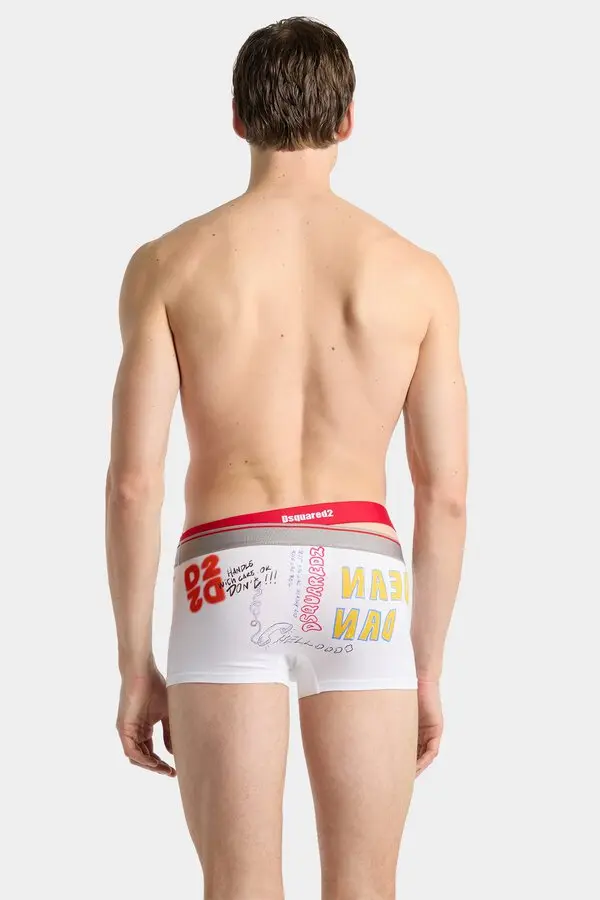 Dsquared2 Graffiti Logo Boxer Briefs