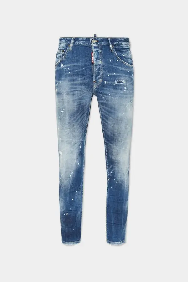 Dsquared2 Medium Wash Skater Jeans - Blue
