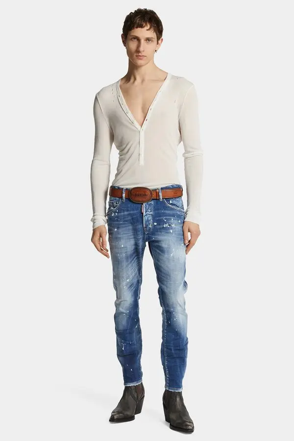 Dsquared2 Medium Wash Skater Jeans