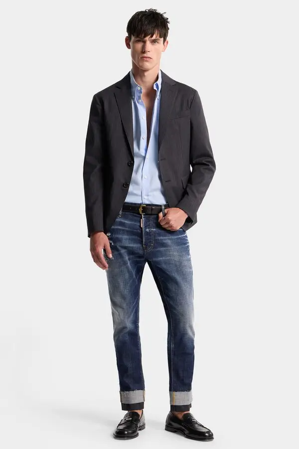 Dsquared2 Teddy Jeans Dark Wash - Blue