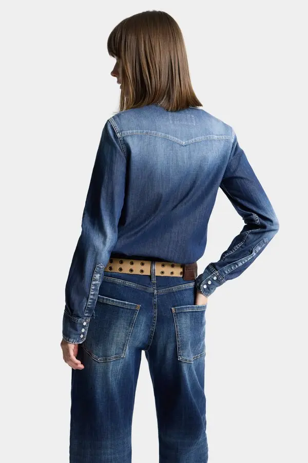 Dsquared2 Medium Perfecto Basic Western Shirt