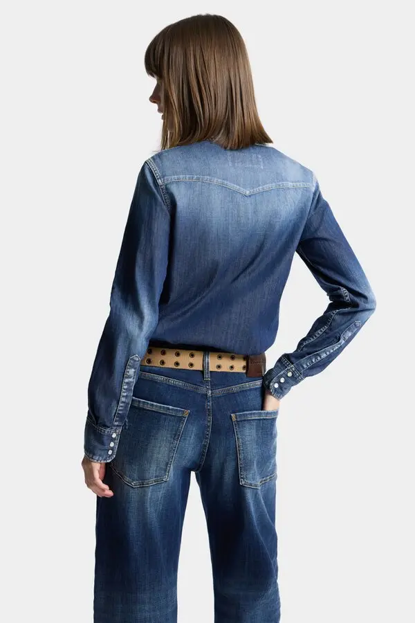 Dsquared2 Medium Perfecto Basic Western Shirt