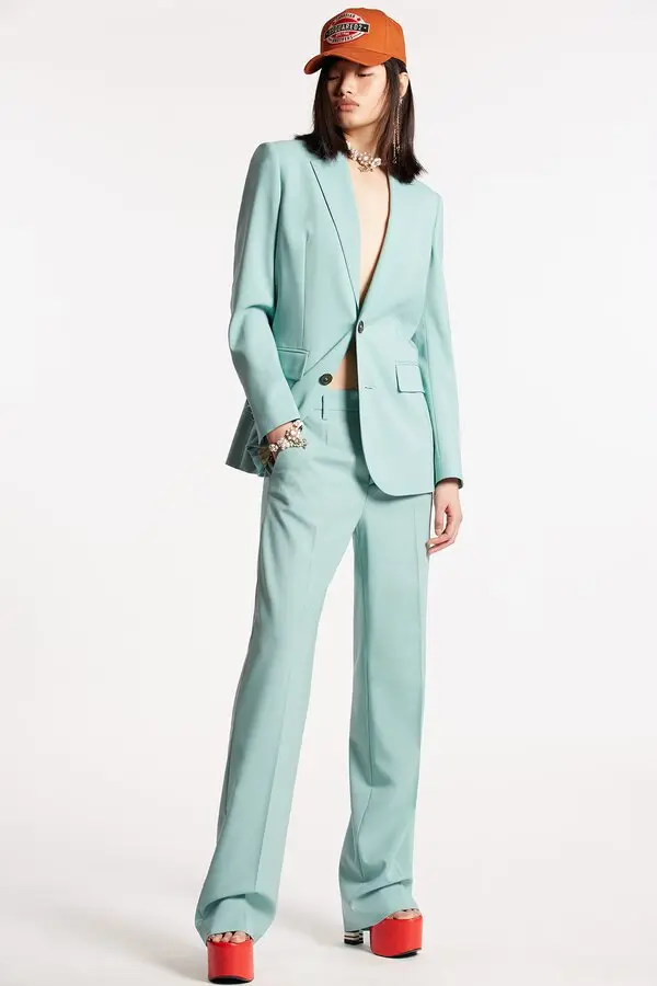 Dsquared2 Manhattan Slouch Suit - Blue