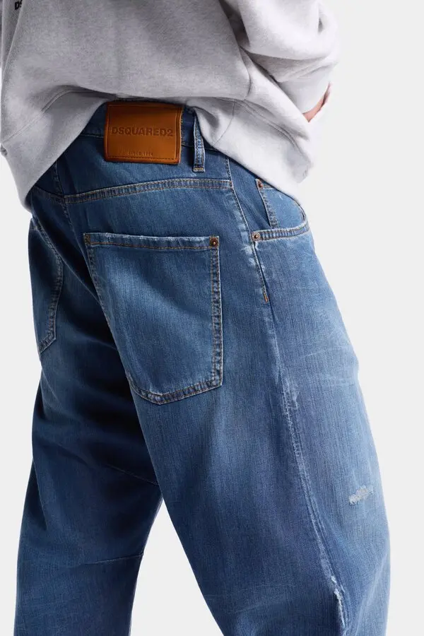 Dsquared2 Medium Wash Distressed Jeans