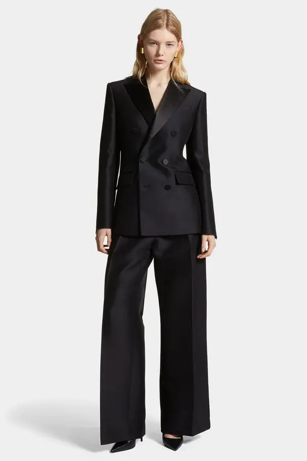Dsquared2 Tuxedo Suit With Wide Lapel