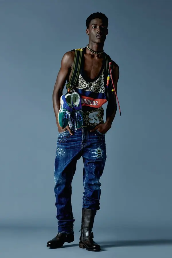 Dsquared2 Dark Wash 642 Jeans - Blue