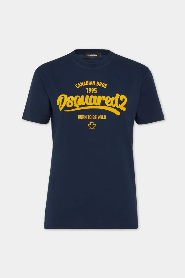 Dsquared2 Born To Be Wild" Graphic T-shirt - Blue