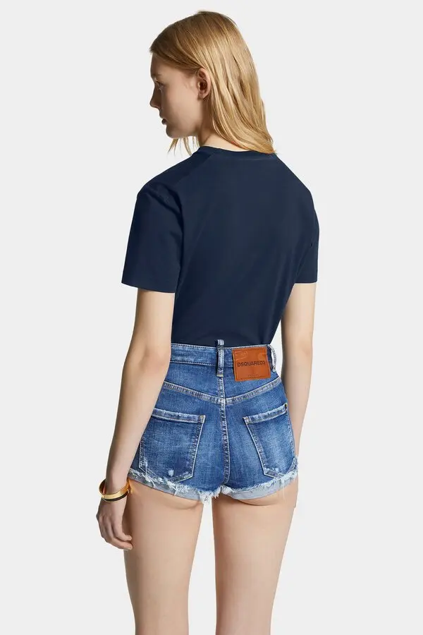 Dsquared2 Born To Be Wild" Graphic T-shirt - Blue