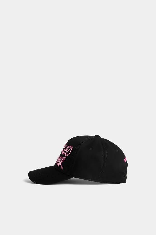 Dsquared2 Baseball Cap With Embellished Logo