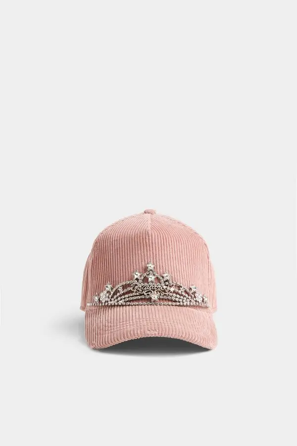 Dsquared2 Tiara Embellished Baseball Cap - Pink