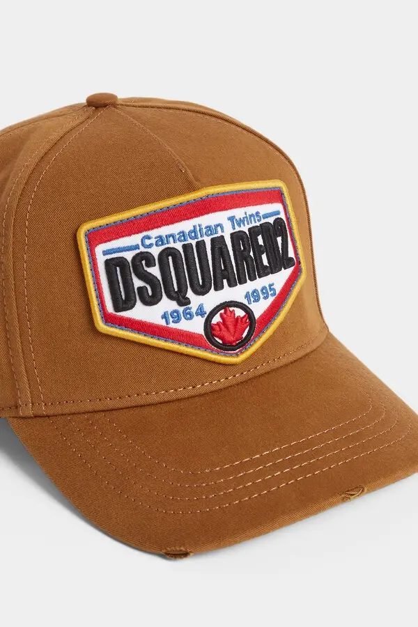 Dsquared2 Baseball Cap With Embroidered Logo - Beige