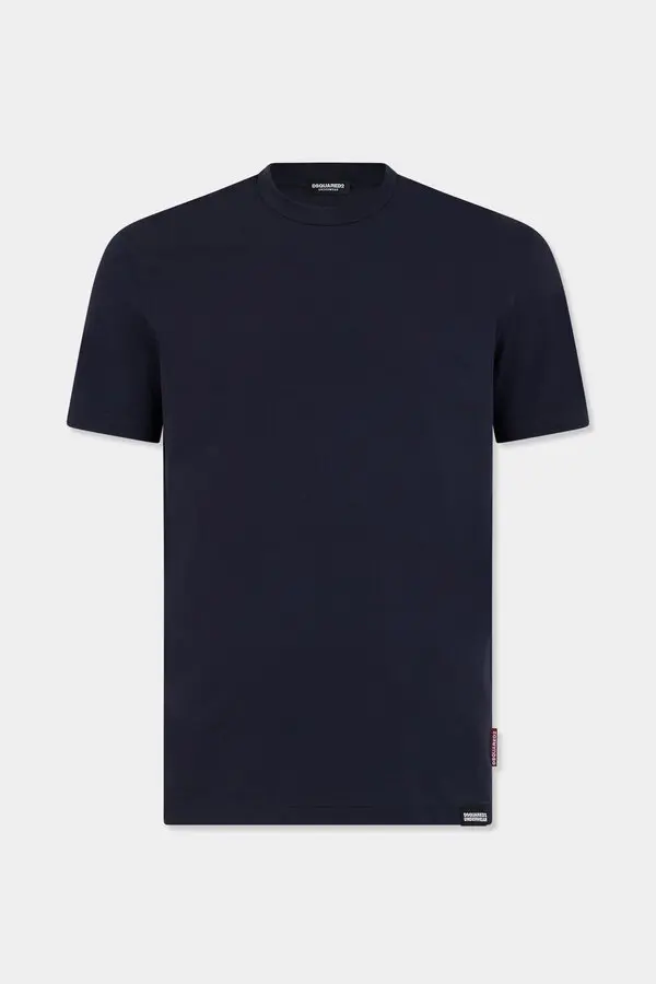 Dsquared2 Cotton Jersey Crewneck T-shirt - Blue