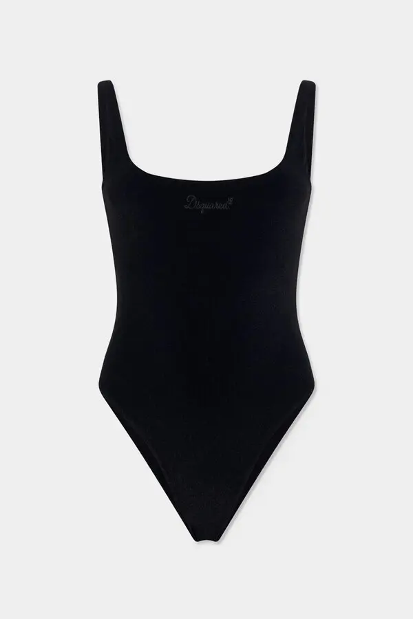 Dsquared2 Signature One-piece Swimsuit - Black