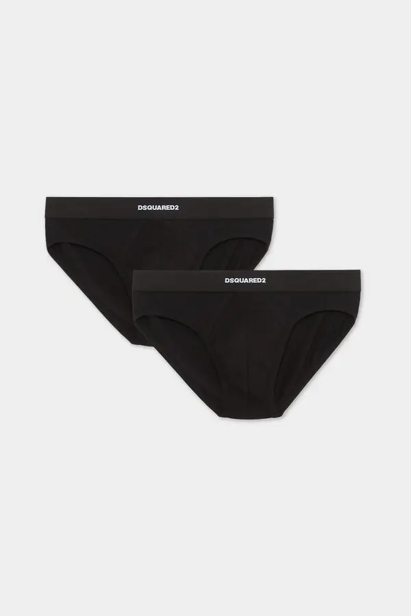 Dsquared2 Brief Twin Pack - Black