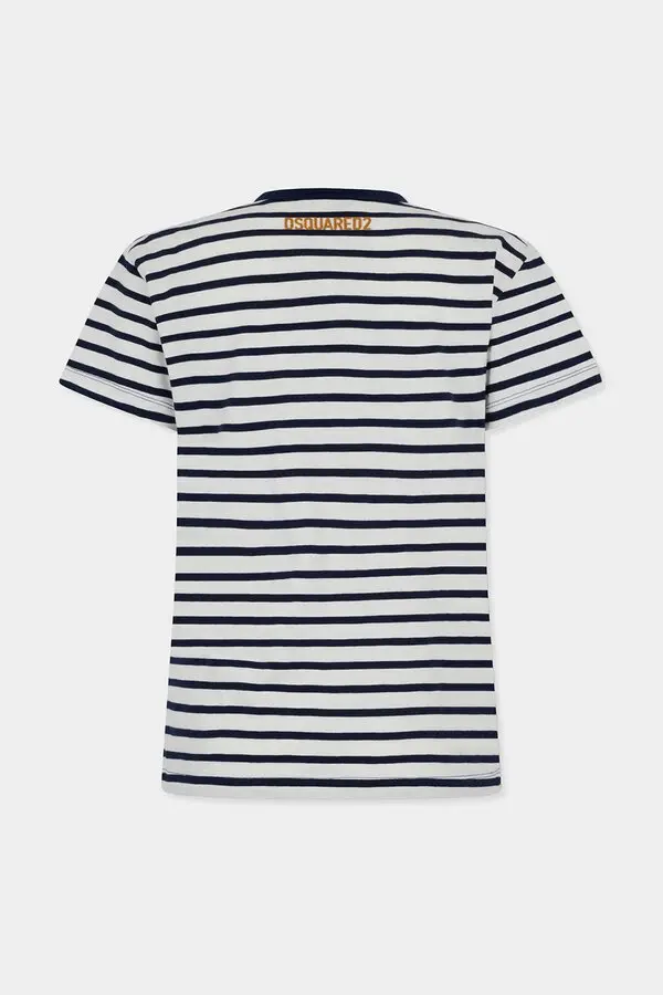 Dsquared2 Striped Just Right Fit T-shirt