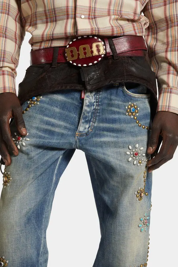 Dsquared2 Cotton Over Denim Shorts
