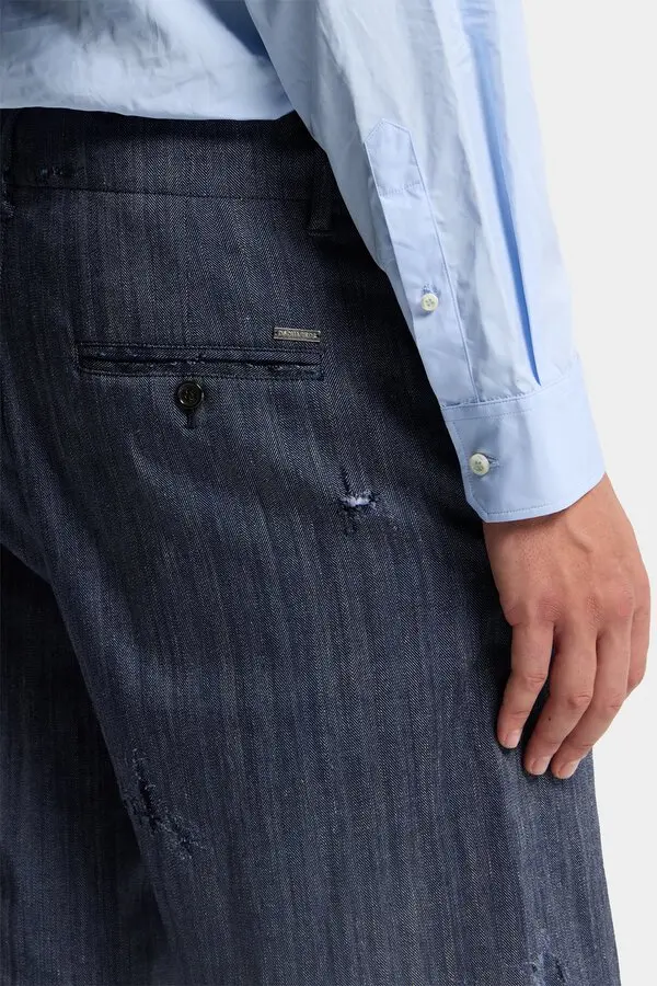 Dsquared2 Ripped And Raw-cut Snatch Shorts