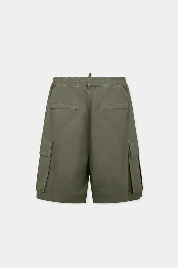 Dsquared2 Cotton Ripstop Cargo Shorts
