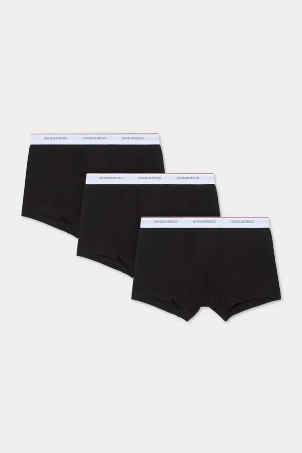 Dsquared2 Basic Trunk 3-pack - Black