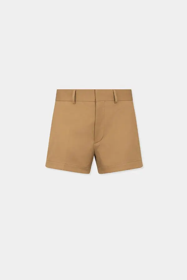 Dsquared2 Tailored Cotton Tennis Shorts - Beige