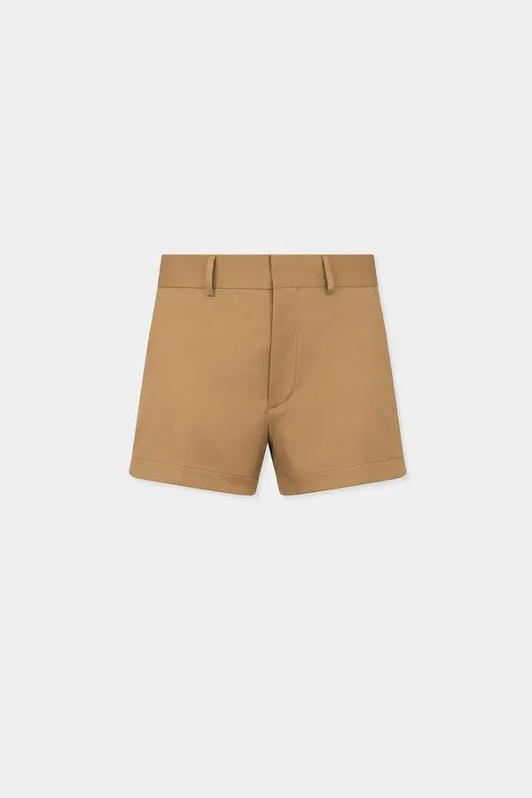 Dsquared2 Tailored Cotton Tennis Shorts - Beige