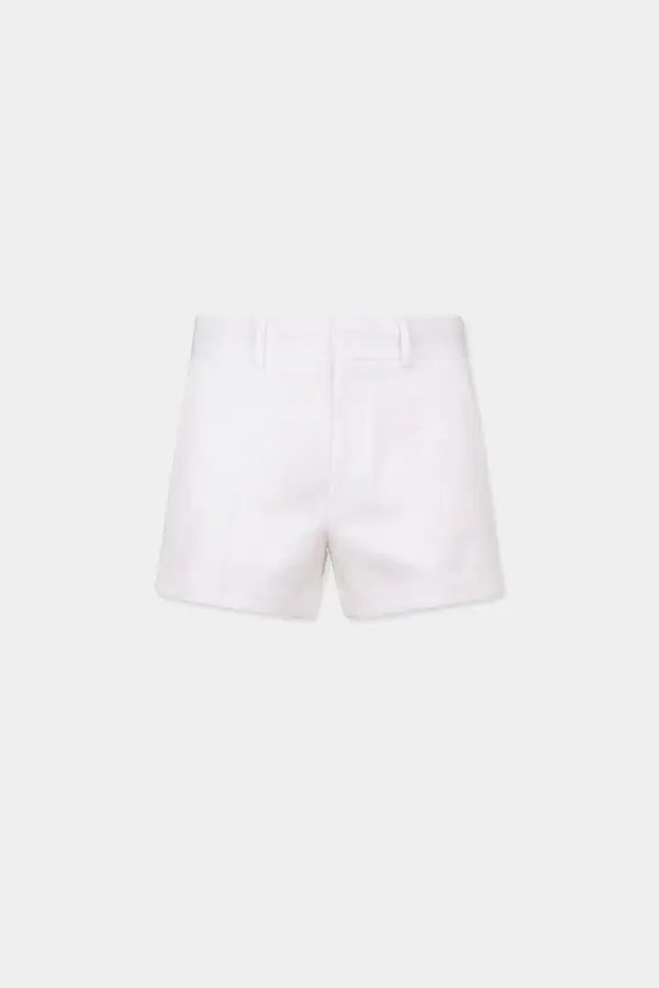Dsquared2 Tailored Cotton Tennis Shorts - White