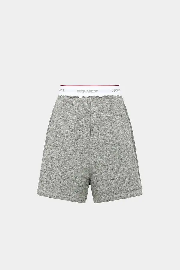 Dsquared2 Tape Big Fit Shorts - Grey