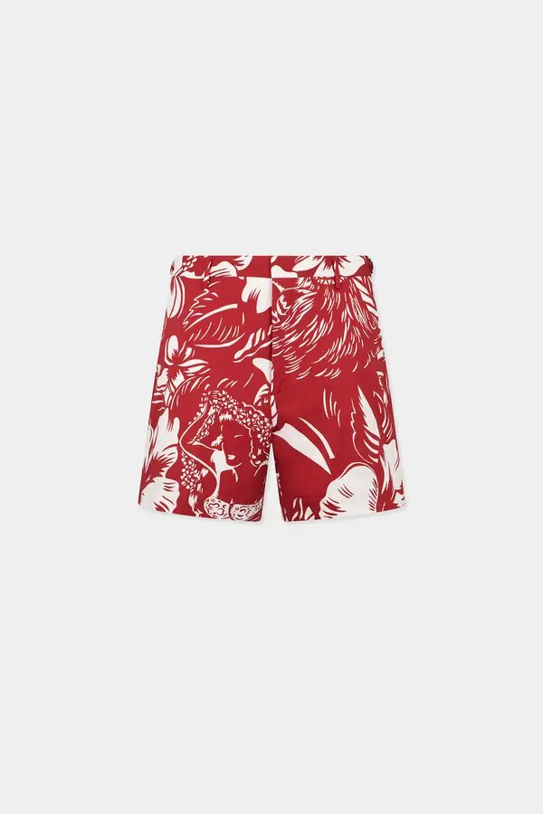 Dsquared2 Dancing Flowers Printed Shorts - Black