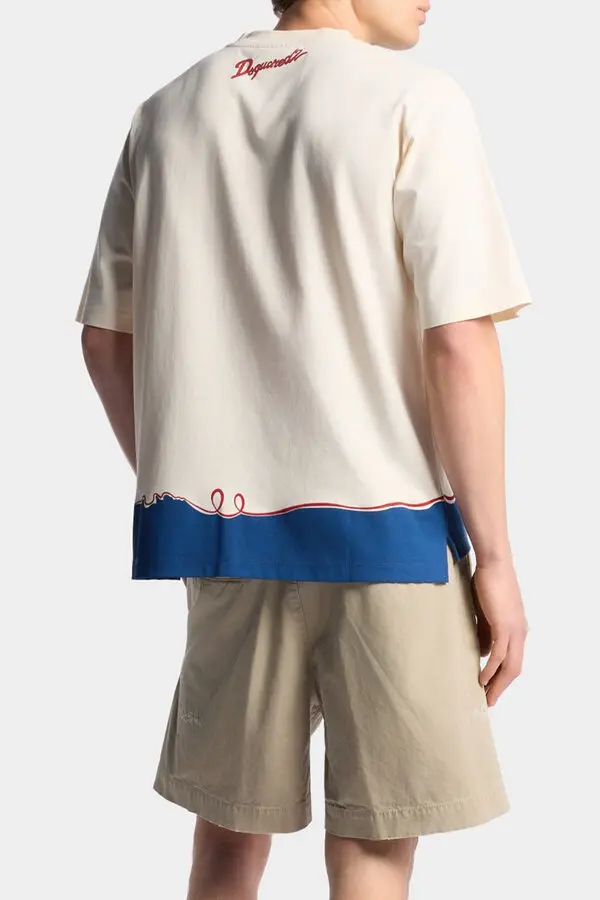 Dsquared2 Garment Dyed Distressed Shorts