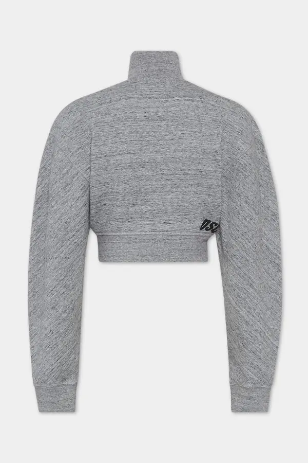 Dsquared2 Gym Dean Zipped Cropped Crewneck