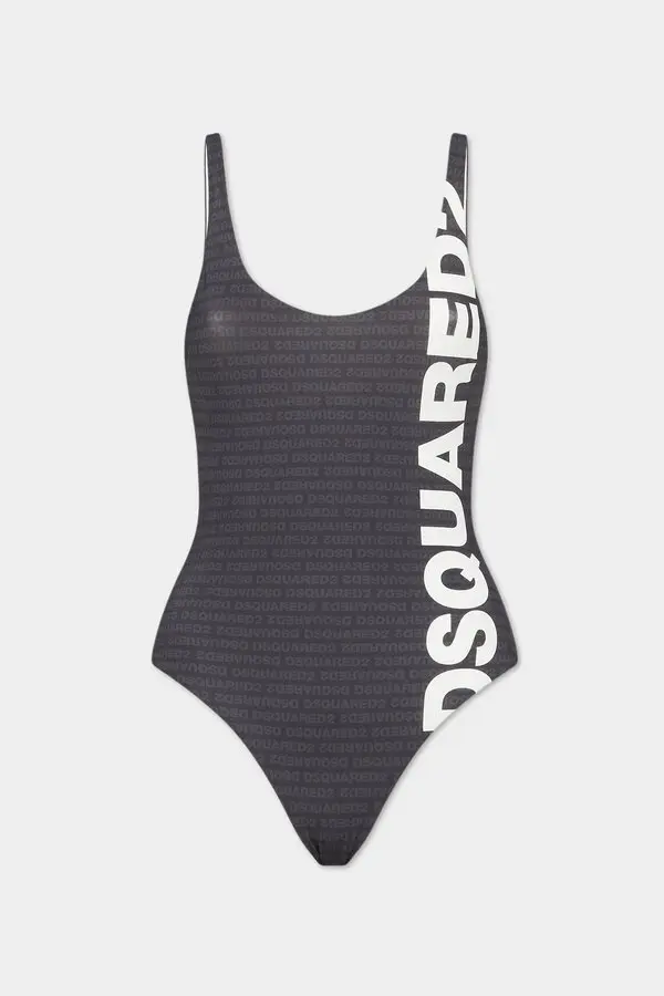 Dsquared2 Logo One-piece Swimsuit - Black