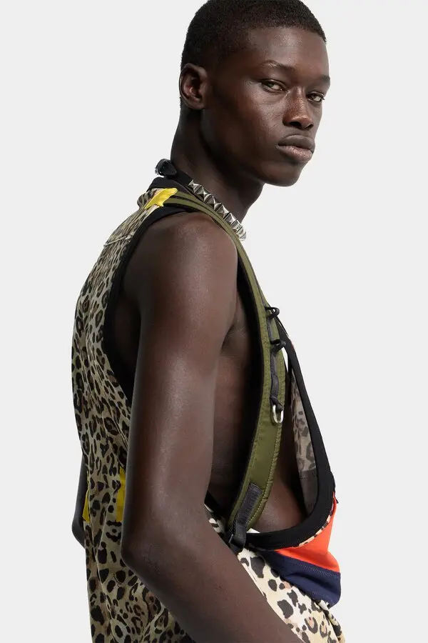 Dsquared2 Wild Rebel" Tank Top With Backpack Straps