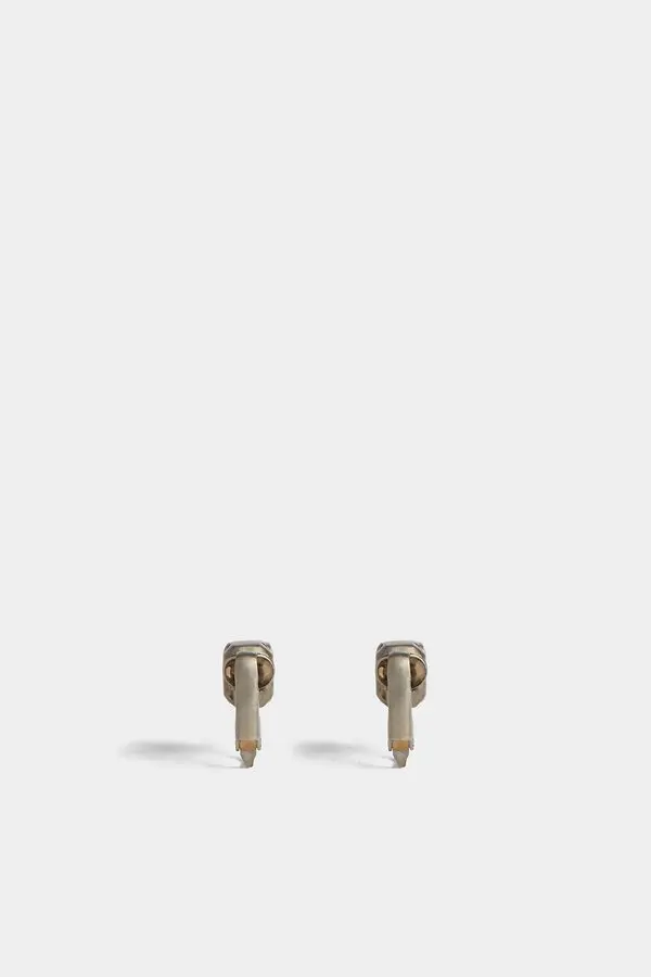 Dsquared2 Baguette Rhinestone Clip-on Earrings