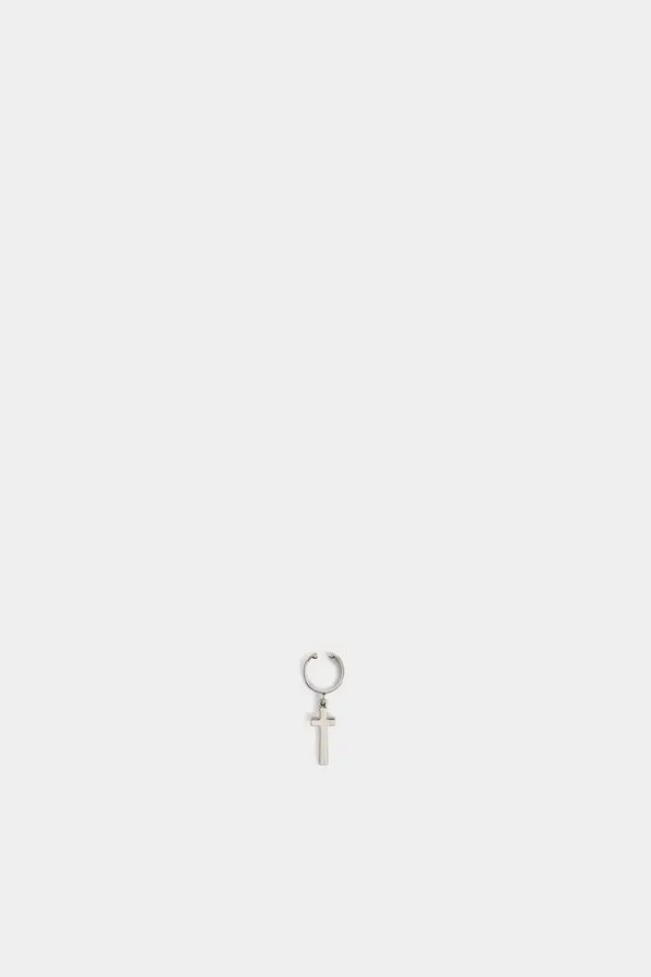 Dsquared2 Pierce Me Earring With Cross Detail