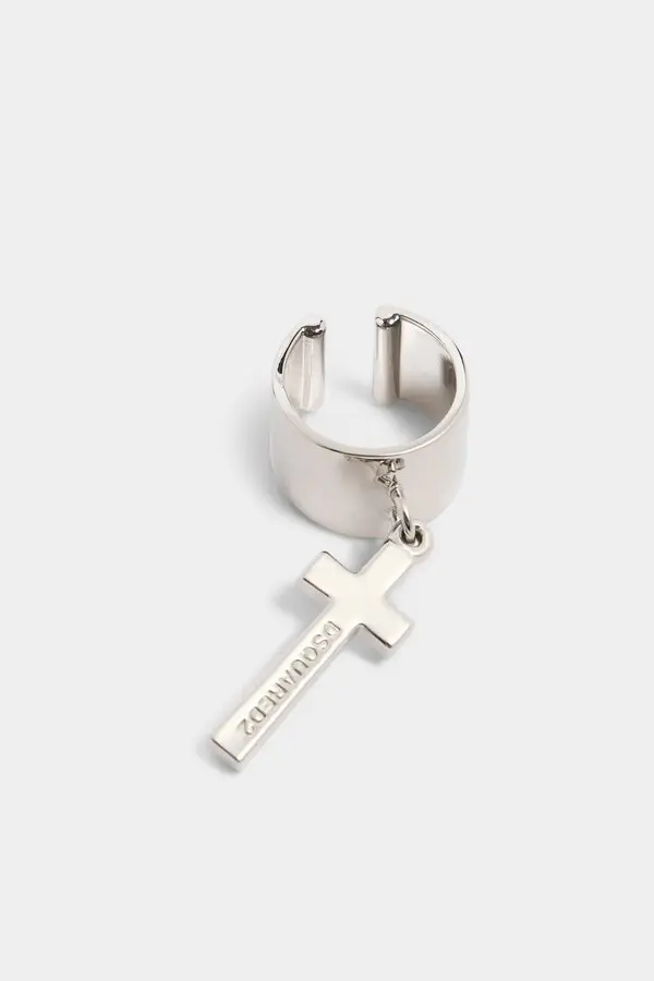 Dsquared2 Pierce Me Earring With Cross Detail