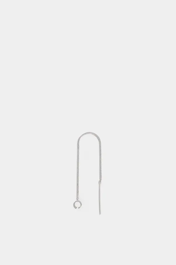 Dsquared2 Needle And Thread Earring - Silver