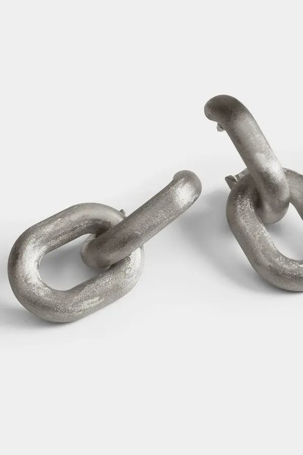 Dsquared2 Chain Link Earrings - Silver
